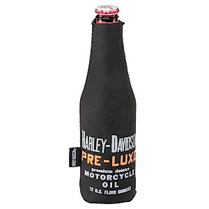 Harley-Davidson Pre-Luxe Neoprene Zippered Bottle Wrap w/Bottle Opener