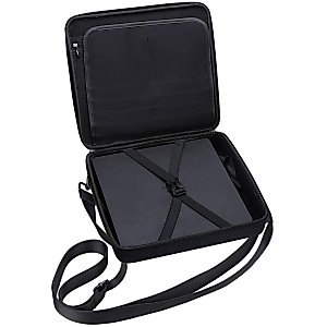 Aproca Hard Carrying Case Compatible with Sony Playstation 4 Slim (PS4 Slim) 1TB Console (Dark Blue-Lite Version)