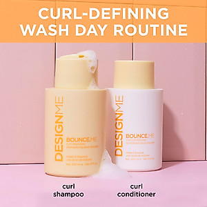 BOUNCE.ME Curl Conditioner by DESIGNME | Curl-Defining, Added Bounce, Nourishing, Anti-Frizz Formula for All Curly Hair Types | Boost Shine & Moisturising Conditioner for Curly Hair