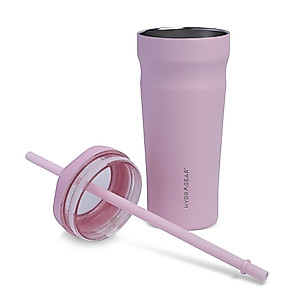 Hydragear Breaker Stainless Steel Tumbler with Tritan Lid and Reusable Straw - 24 Oz - Pink Salt