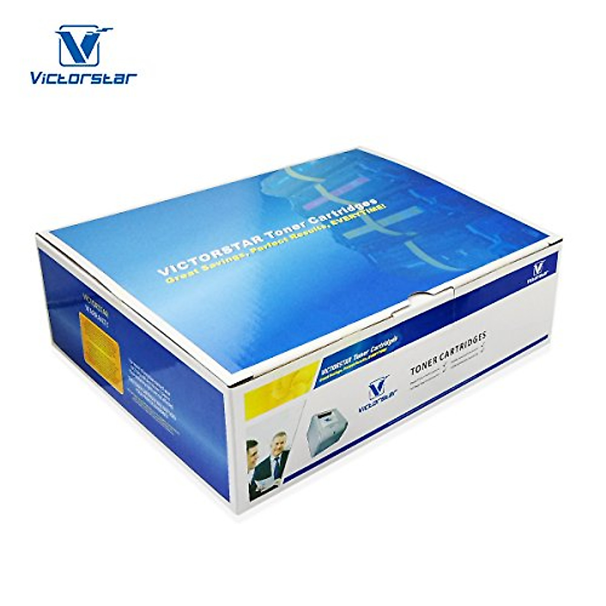 VICTORSTAR 5 Packs Compatible Toner Cartridges 6510 6515【Extra High Yield】 5500 BK & 4300 Pages CMY for Xerox Phaser 6510 6510n 6510dn 6510dni 6510dnm WorkCentre 6515 6515n 6515dn 6515dni 6515dnm