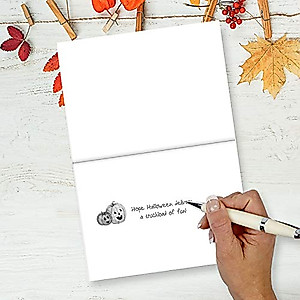 Current Truck or Treat Halloween Greeting Cards Set - Set of 8 Large 5 x 7-Inch Cards, Themed Holiday Card Variety Value Pack © Susan Winget, Envelopes Included