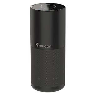 TOUCAN Conference Speakerphone with 4 Built-in Echo-Canceling Microphone | Home Office, Conference Room Meeting Use | Bluetooth Enabled Conference Speaker