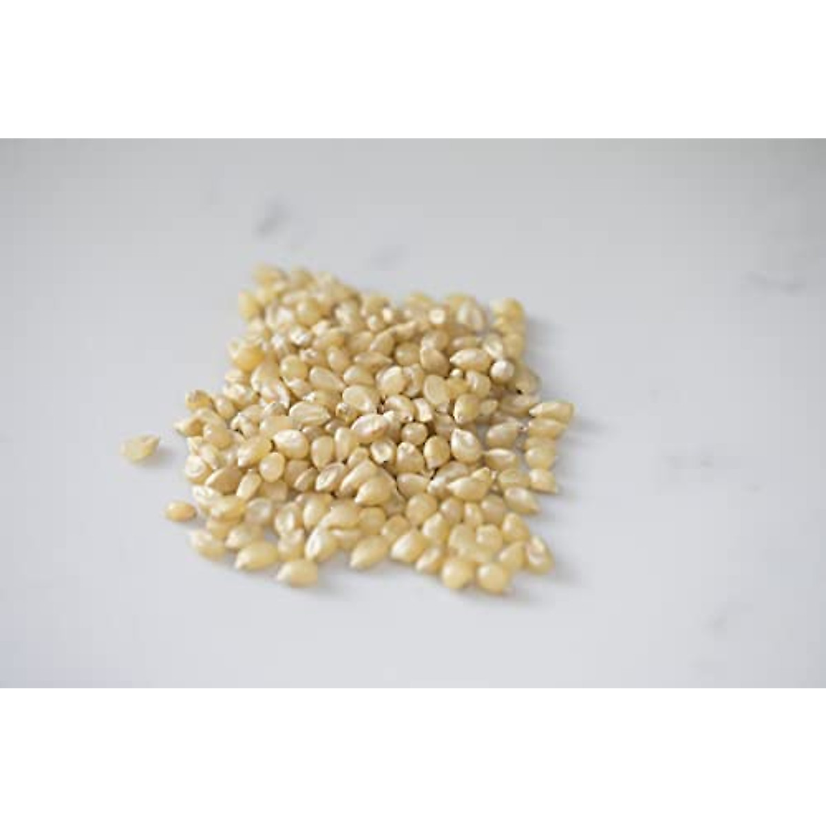 Amish Country Popcorn - Medium White (6 Pound Bag) Popcorn Kernels with Recipe Guide, Old Fashioned, Non GMO, Gluten Free, Microwaveable, Stovetop and Air Popper Friendly