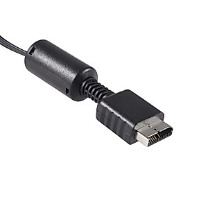 Aokin PS2 PS3 AV Cable, Audio Video AV RCA Cable Cord for PlayStation 1, PlayStation 2, PlayStation 3, PlayStation 3 Slim, 1.8M/6FT