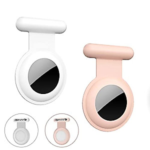 Compatible with AirTag Case Keychain Air TagCase Holder, Hidden AirTags Case forKids, Elderly,Pet, Clothing, etc. More Discreet and Secure Than Other Products.(2 Pack)