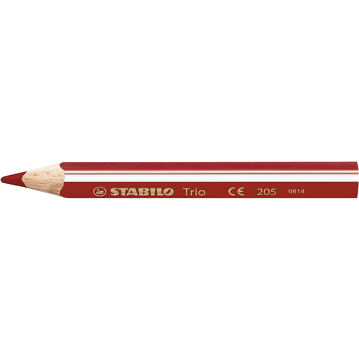 STABILO Trio Thick Colored Pencil Short Set, 12-Colors, Multicolour (205/12-01)