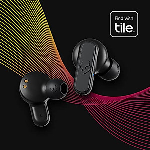 Skullcandy Dime 2 In-Ear Wireless Earbuds, 12 Hr Battery, Microphone, Works with iPhone Android and Bluetooth Devices - Black