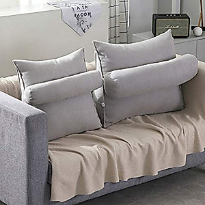 HEALLILY Triangle Wedge Pillow Back Support Cushion Sofa Bed Office Chair Rest Cushion Throw Pillow