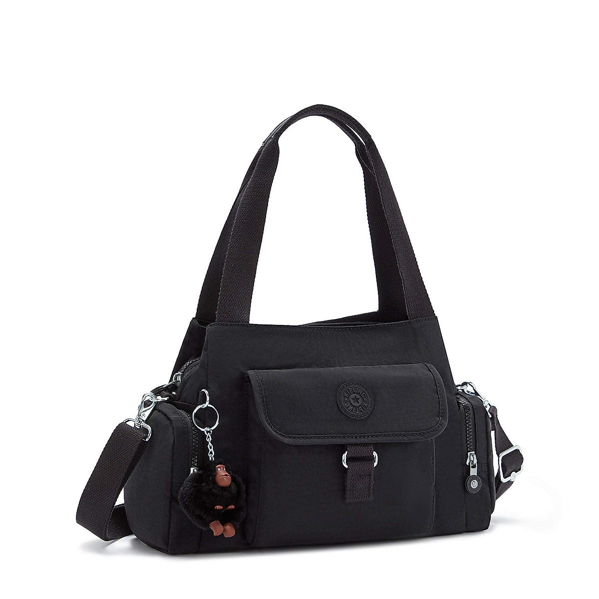 Kipling Felix Large Handbag Black Tonal