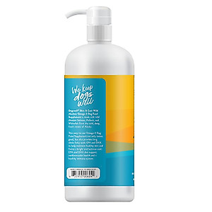 Wild Alaskan Dog Food Supplement, Salmon Oil, Omega-3, 32-Ounce Plastic Jar