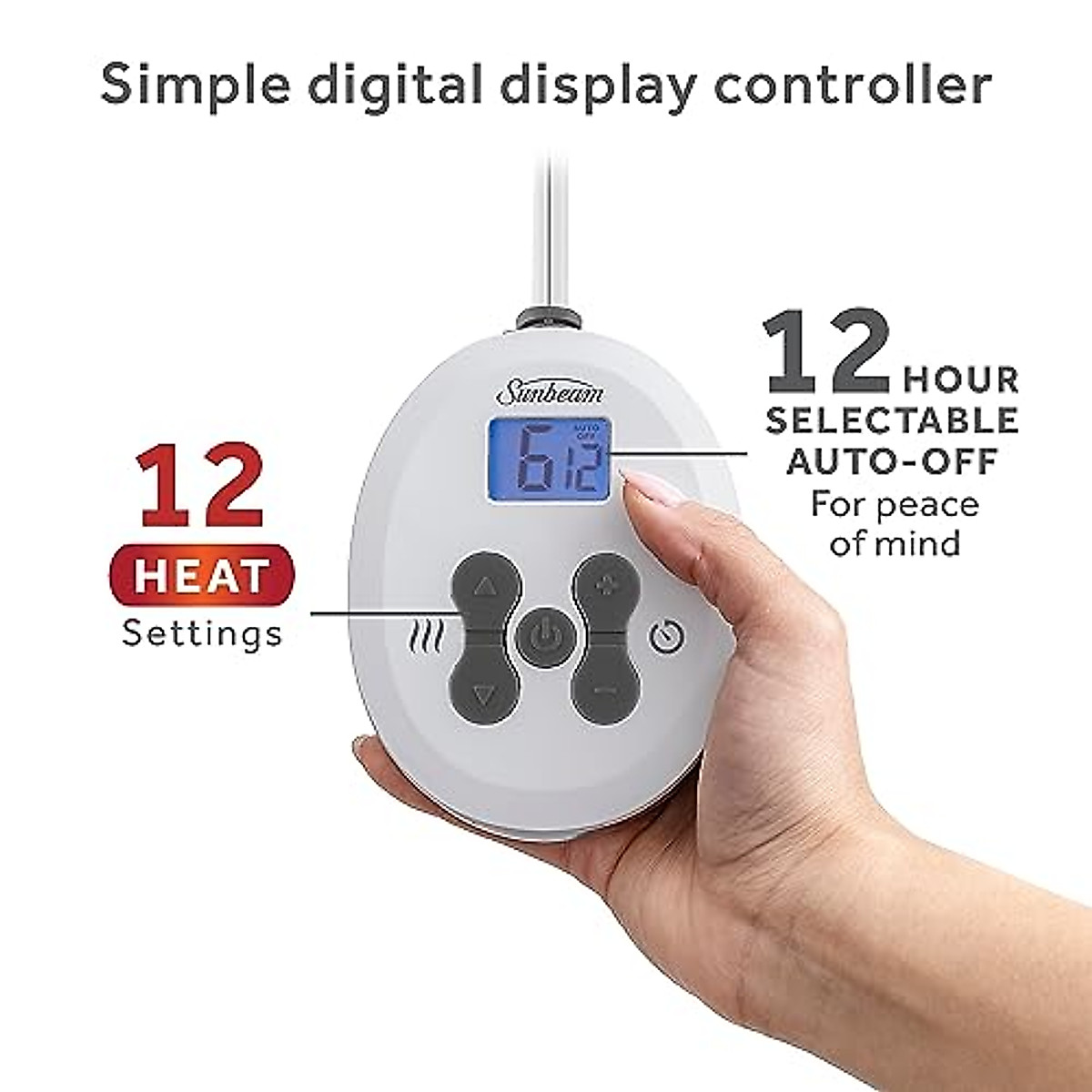 Sunbeam Royal Posh Champagne Heated Blanket - King