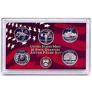 1999 S 5 Coin Silver Proof State Proof