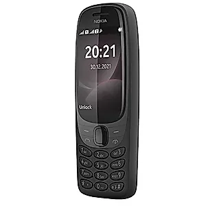 Nokia 6310 (2021) Dual-SIM 8MB ROM + 16MB RAM (GSM Only | No CDMA) Factory Unlocked 2G GSM Cell-Phone (Black) - International Version