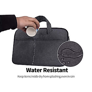 Portable Drawing Tablet Monitor Carrying Bag Case Protective Sleeve for Huion KAMVAS Pro 13 GT-133,GT-116, Huion Q11K V2, Wacom Cintiq 13HD, Xp-Pen Artist12 (Space Gray)