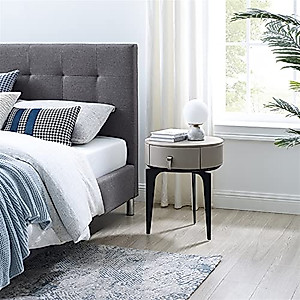 YUZZI Bedroom Table Round Bedside Cabinet Creative Small Bedroom Cabinet Living Room Drawer Bedside Cabinet Bedroom Furniture