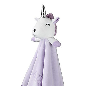 Custom Catch New Baby Gift for Girl - Personalized Blanket with Name - Newborn or Infant, Purple