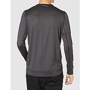Salomon Men's XA Long Sleeve Tee, Black/Heather, Medium