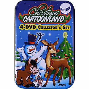 Christmas Cartoonland // Collector's Set Tin Can