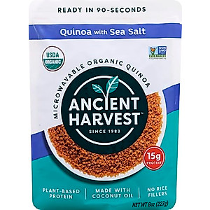 Ancient Harvest, Quinoa Sea Salt Organic Micro, 8 oz