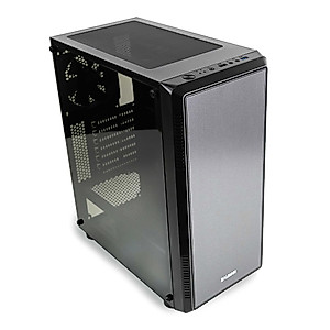 Zalman S4 Mid-Tower ATX PC Case, 2 x 120mm Fans Included, Acrylic Tinted Side Panel, ATX/mATX/Mini-ITX Support