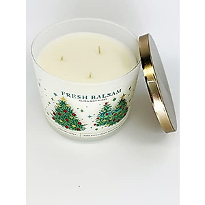 Bath & Body Works, 3-Wick Candle, Fresh Balsam