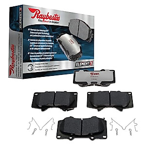 Raybestos Element3 EHT™ Automotive Replacement Front Brake Pad for Selected 2014-2020 Infiniti QX60, 2013 Infiniti JX35, 2015-2023 Nissan Murano, and 2013-2020 Nissan Pathfinder (EHT1649H)