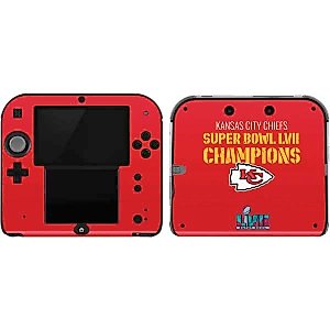 Skinit Decal Gaming Skin Compatible with 2DS - Officially Licensed NFL Kansas City Chiefs Super Bowl LVII Champions Design