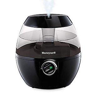 Honeywell HUL520B Mistmate Cool Mist Humidifier Black With Easy Fill Tank & Auto Shut-Off, For Small Room, Bedroom, Baby Room, Office
