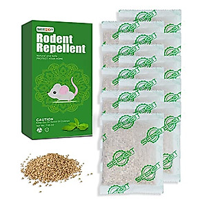 SEEKBIT Rodent Repellent, 10 Pack Peppermint Oil to Repels Mice and Rats and Other Rodents, Mouse Deterrent for Car Engines to Keep Mice Out, Rat Repellent for Basements Barns Garages RV Trucks