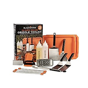 Blackstone 25 Piece Griddle Tool Kit Gift Set for Outdoor Cooking