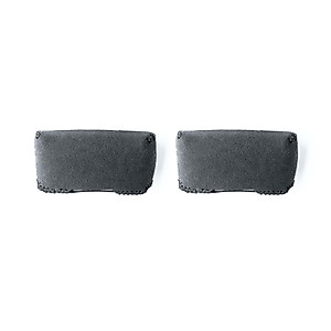 Alfanxi Alcantara Cloth Decoration Covers for Car Seat Belt Buckle Compatible with Tesla Model Y/Model 3 (A4)