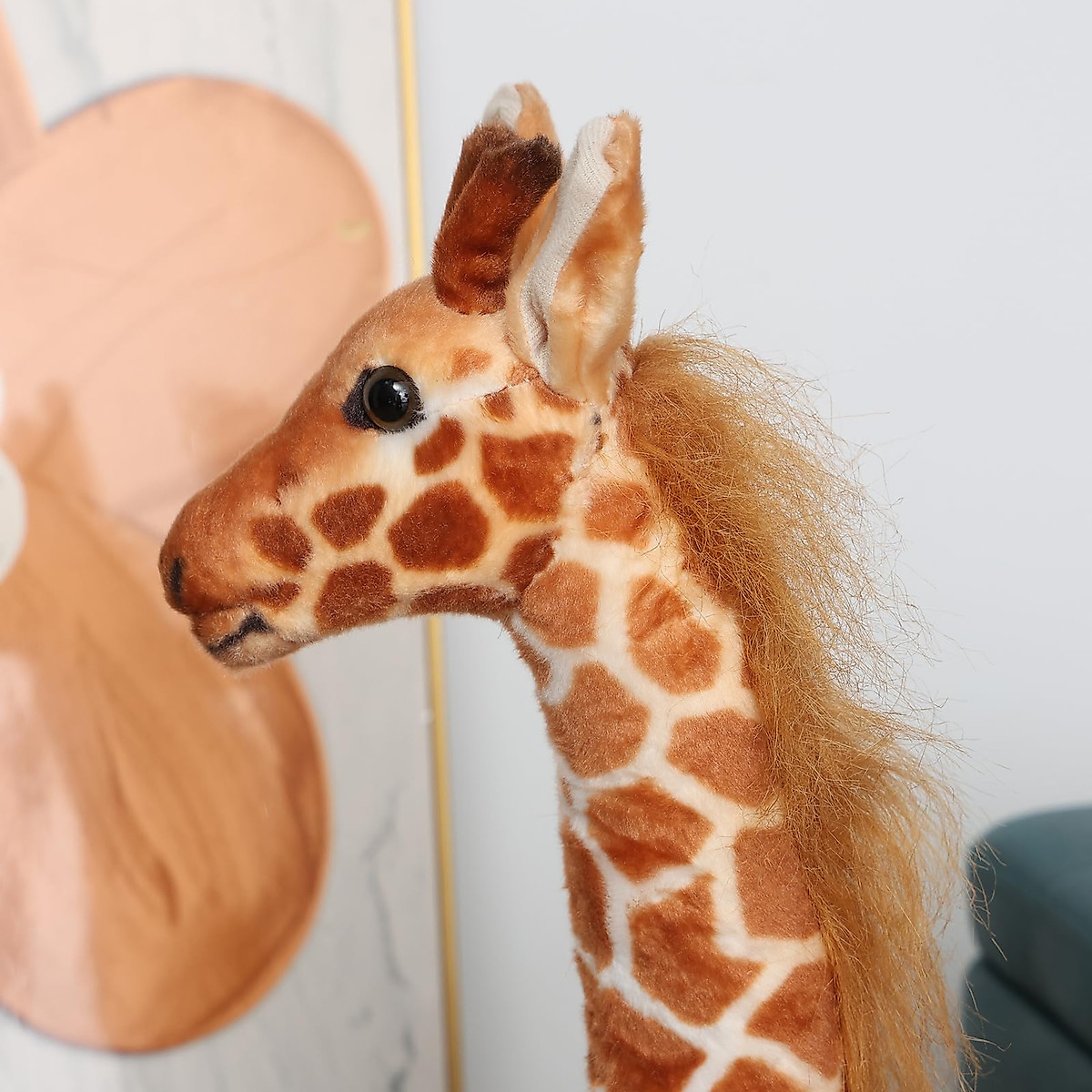 BARMI 31.49" Tall Giraffe Stuffed Animal Plush Toy for Nursery Decorations