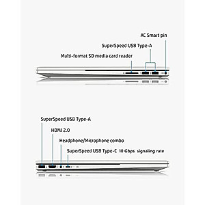 HP Envy 17.3 Touchscreen Laptop, Windows11, FullHD Display 100%sRGB, i7-1165G7, Backlight Keyboard, USB C, Wi-Fi6, Fingerprint, NVIDIA GeForce MX450, HDMI Cable (32GB RAM+ 1TB PCIe SSD)