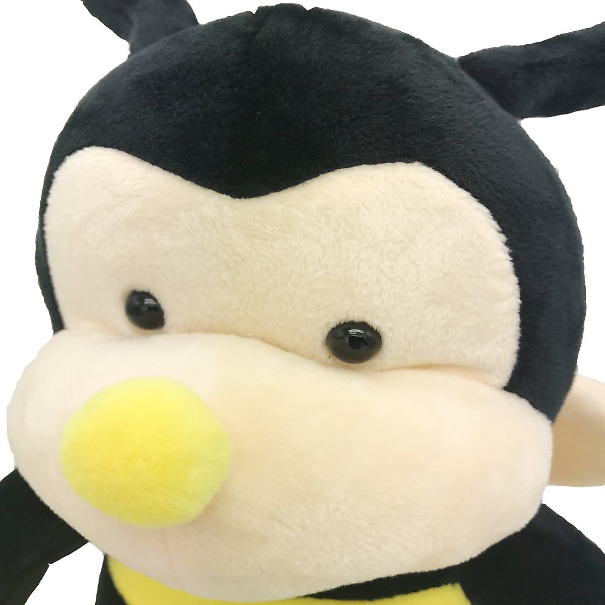 Garden Buzz Cuties Nana The Bee with Smile Face and Yellow Wings Plush Bumblebee Stuffed Animal Shaped Soft Bug Insect Toy Plushie Present