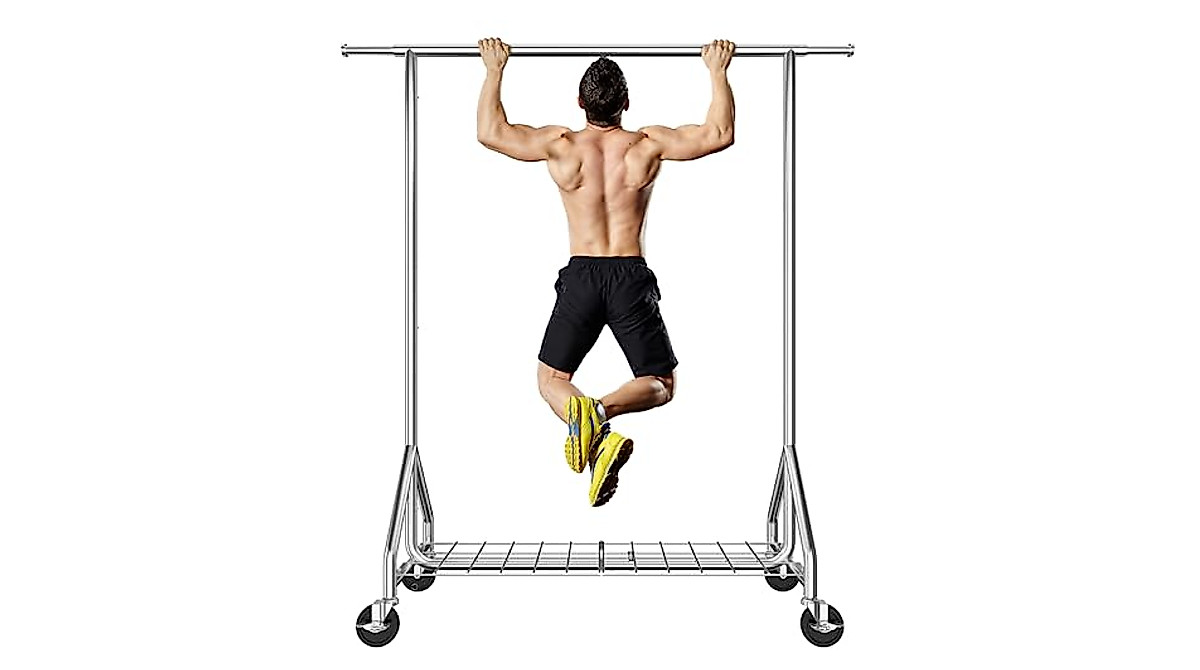 HYSEYY Heavy Duty Clothes Rack - 450 LBS Capacity