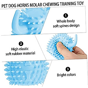 BESPORTBLE Pet Teething Toys Dog Toothbrush Toy Dog Grinding Toy Dog Dental Toys Puppy Toys Pet Molar Toy Puppy Chew Toy Puppy Aggressive Chewer Puppy Teething Toy Tool