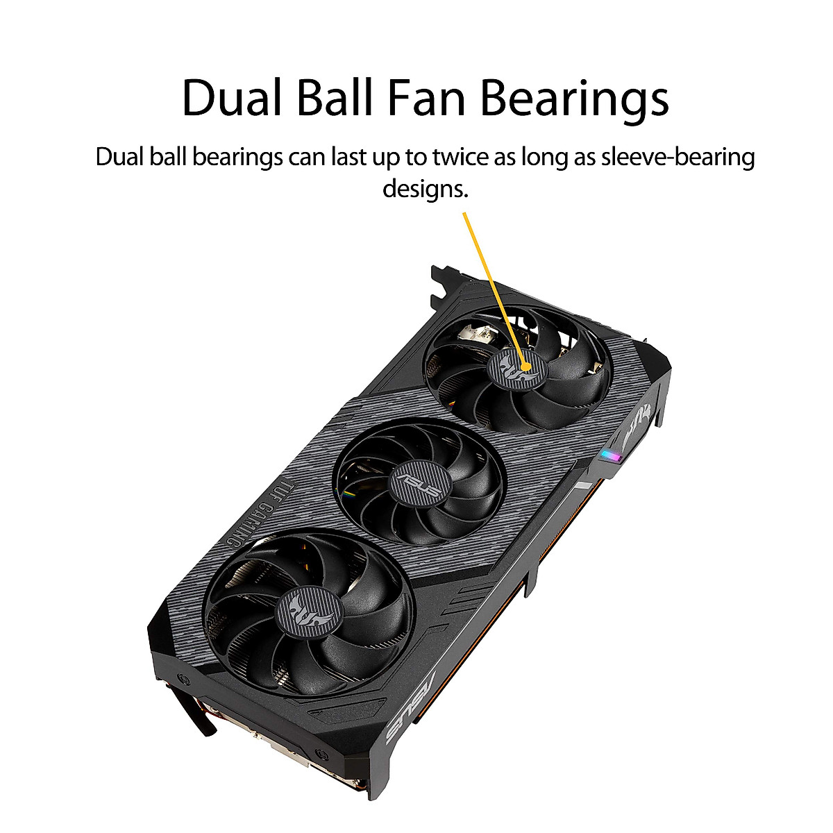 ASUS TUF Gaming 3 AMD Radeon RX 5700XT OC Edition Gaming Graphics Card (PCIe 4.0, 8GB, GDDR6, HDMI, DisplayPort, Axial-tech Fan Design, 2.7-Slot Design, Auto-Extreme) (TUF-3-RX5700XT-O8G-EVO-GAMING)