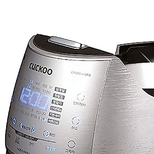 CUCKOO CRP-CHSS1009FN Induction Heating Pressure Rice Cooker, 10 cups, Metallic