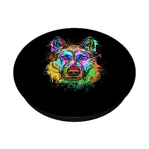 Splash Art German Shepherd Dog PopSockets PopGrip: Swappable Grip for Phones & Tablets