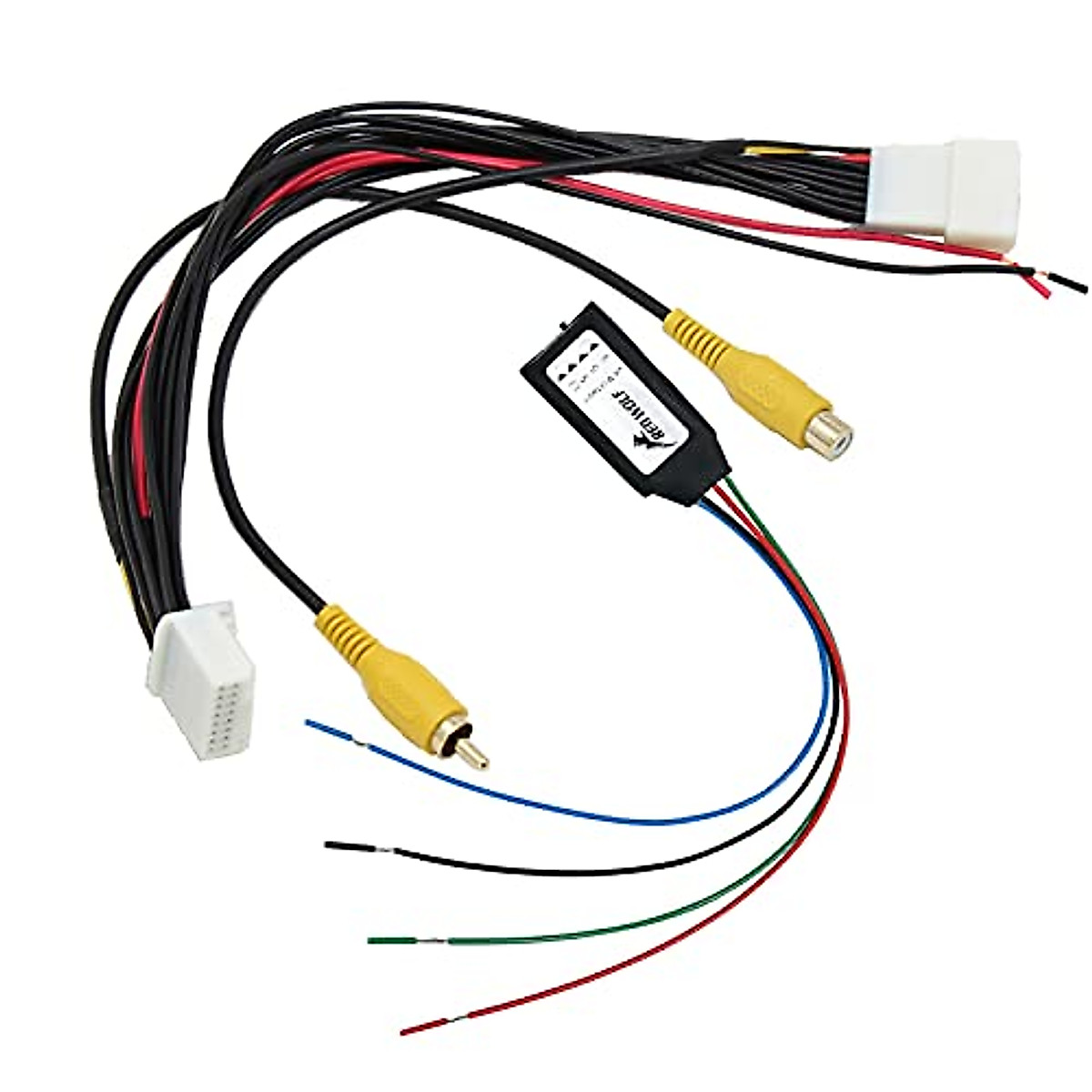 RED WOLF Compatible with Toyota 2013-2015, Subaru BRZ 2013-2015 Factory Backup Camera Retain T-Harness 16 Pin Add Rear View Camera on OEM Radio 12V to 6V Converter Kit Included