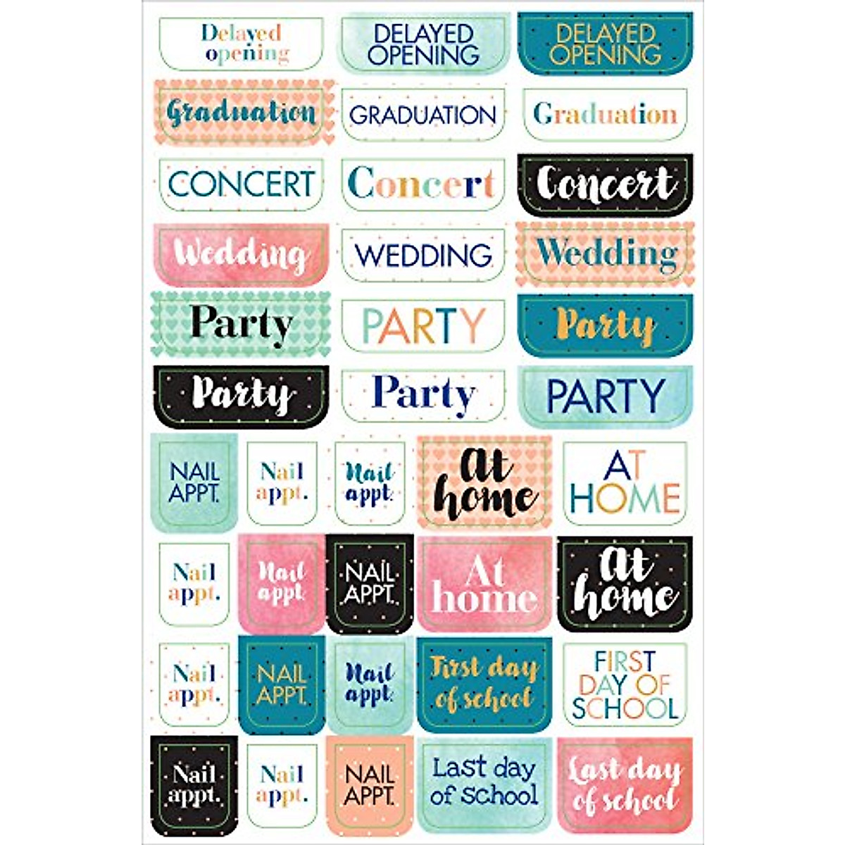 Essentials Mom's Planner Stickers (Set of 575 Stickers)