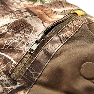 HOT SHOT Men’s Camo Huntsman Pop-Top Mittens – Realtree Edge Outdoor Hunting Camouflage