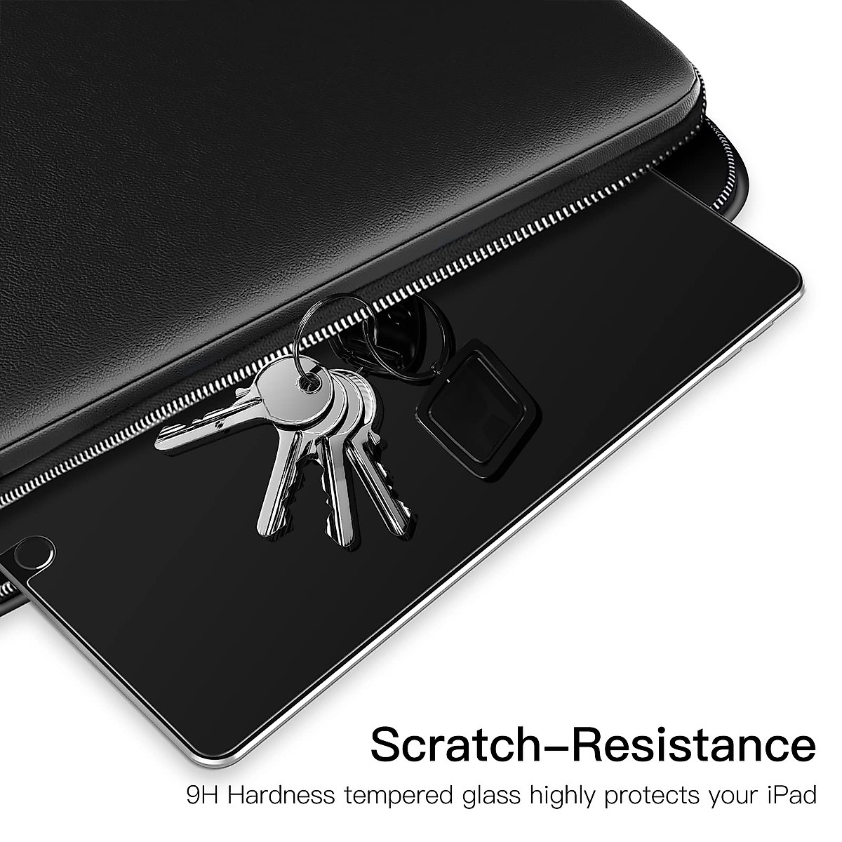 JETech Privacy Screen Protector for iPad 10.2-Inch (9th/8th/7th Generation, 2021/2020/2019), Anti-Spy Tempered Glass Film, 1 Pack