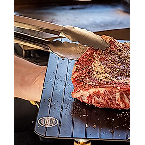 Great American Griller Extra Long-Handled Stainless Steel Tongs for Grilling and Kitchen Use | Strong Grip for Massive Meat, Dishwasher Safe, Metal Tongs Kitchen | Cooking Tongs Set of 2