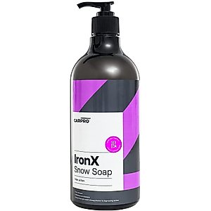 CARPRO IronX Snow Soap - Use on paint, glass, wheels, headlights, plastic trim, & clear bras - Liter (34 oz)