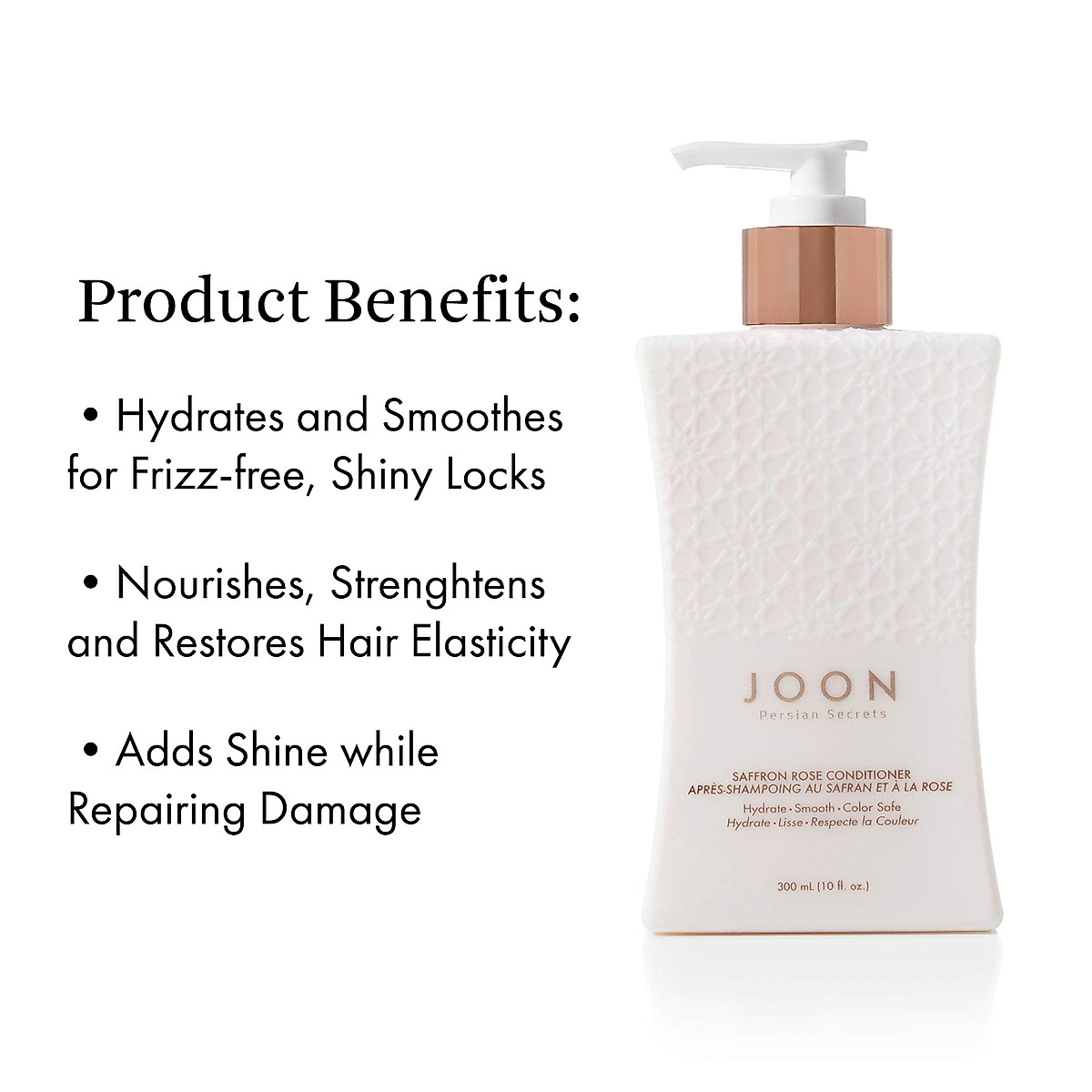 Joon Saffron Rose Conditioner + Pomegranate & Pistachio Oil, 10 Fl. Oz.