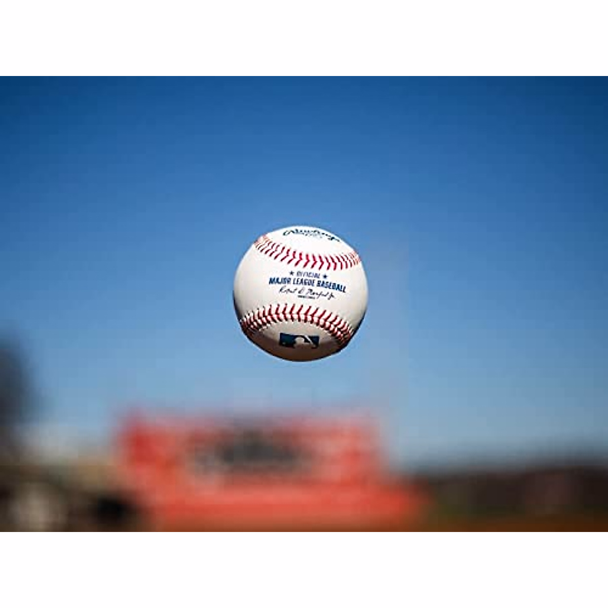 Rawlings | Official 2023 Major League Baseball | Display Case Included | MLB | ROMLB-R, White/Red/Navy