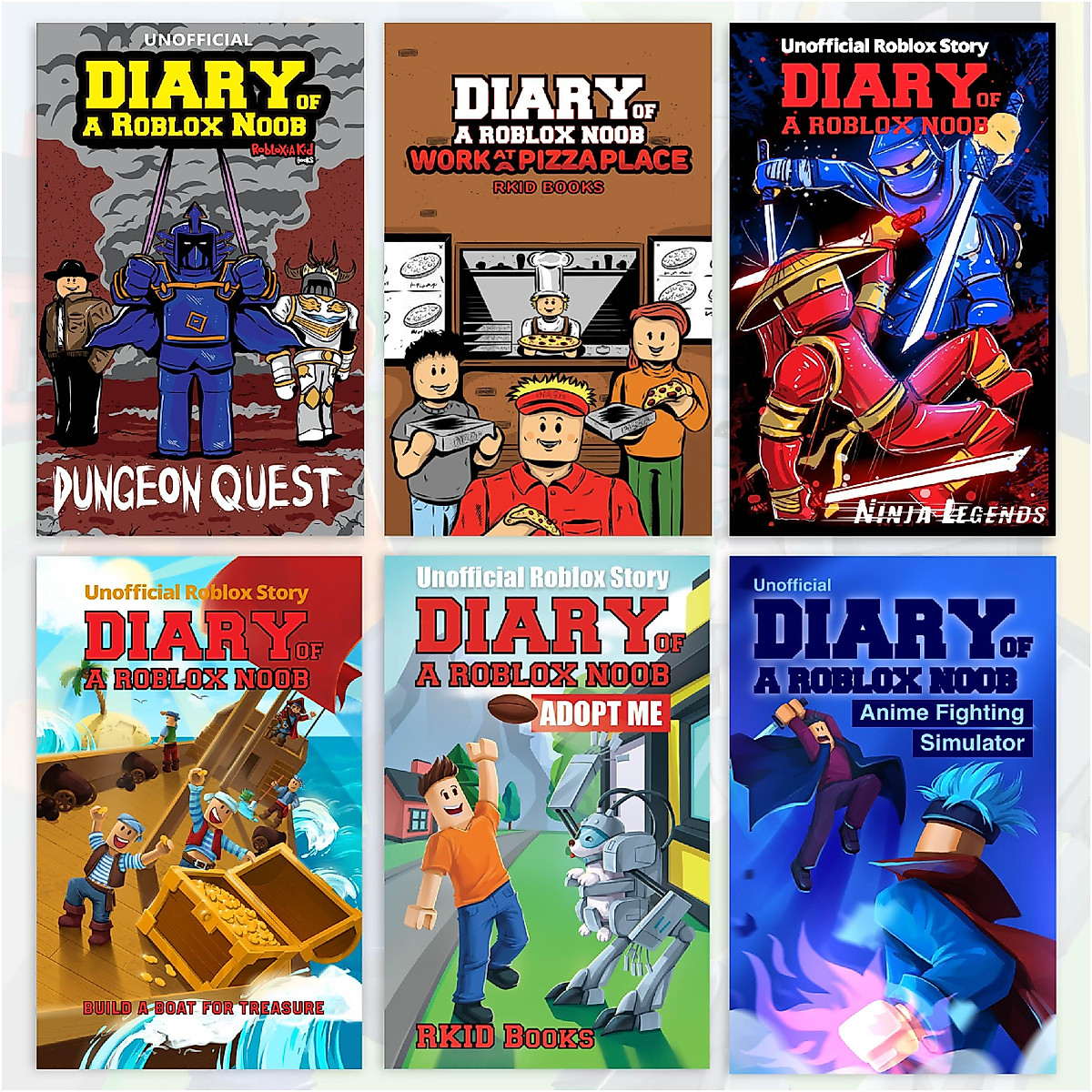 Robloxia Kid Diary of a Roblox Noob (Part 2): 6 Video Game Adventure Stories - Independent & Unofficial Roblox Series for Boys & Girls