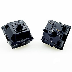 Gateron Oil King Switch Pre Lubed 5 Pin Linear Switch for Mechanical Gaming Keyboard Switch (72 PCS)